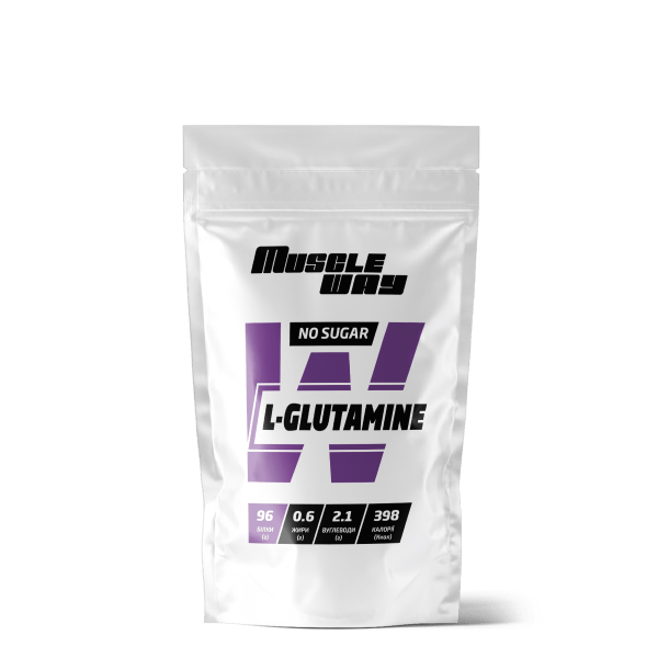L-GLYUTAMIN MuscleWay (200 г) разные вкусы ⋆ protein-gadyach.com
